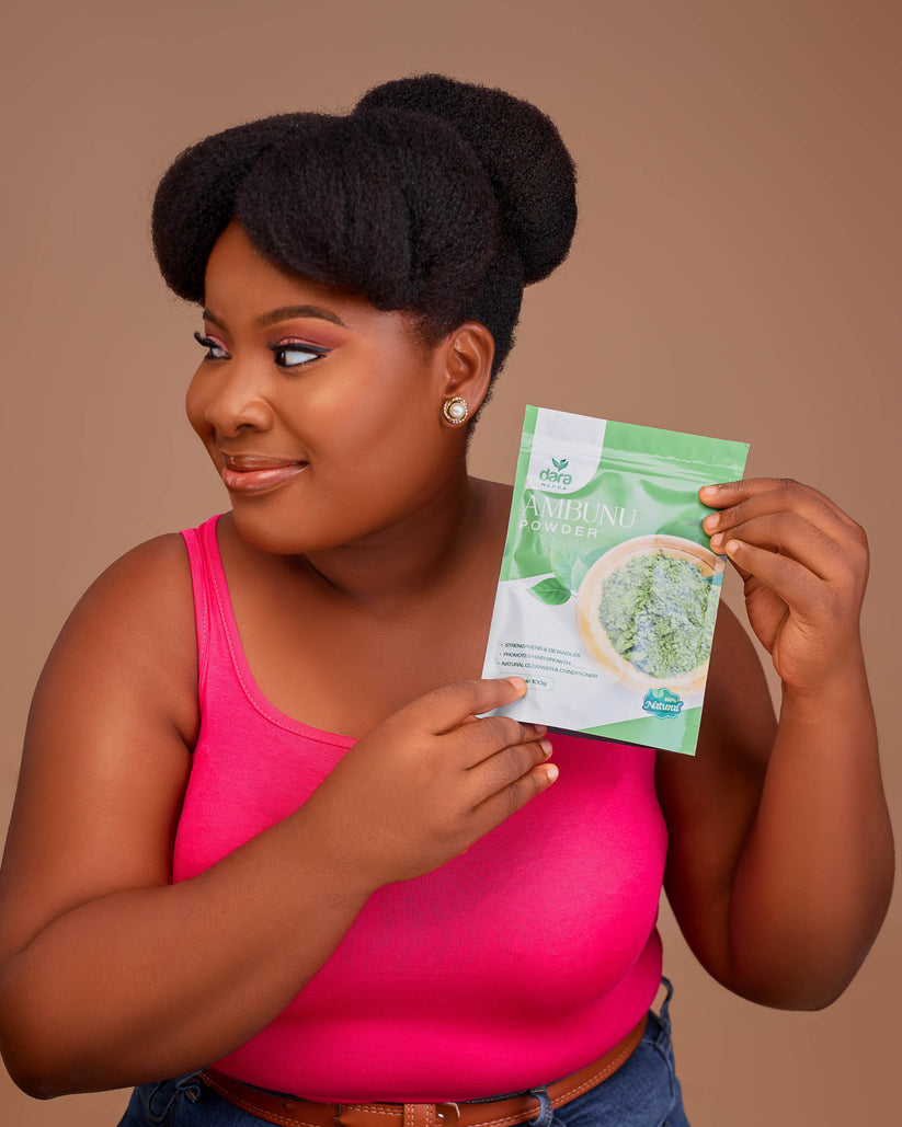 Ambunu Powder for Hair | Cleanse, Detangle & Strengthen – Dara Bodyworks